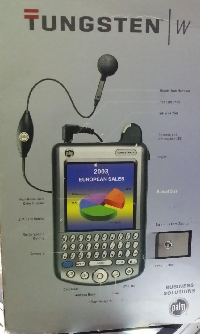 Palm Tungsten W, Mobile Phones & Gadgets, Mobile Phones, Early ...