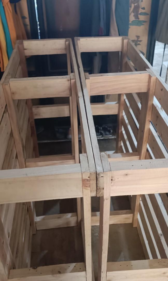 Palochina wood or bed frame /Pallet, Furniture & Home Living, Furniture ...