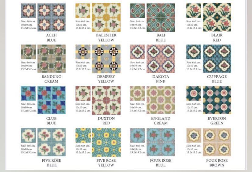 Peranakan Tile with wooden frame / (gift ideas), Furniture & Home ...