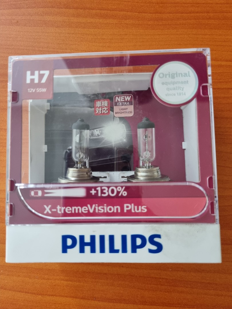 Philips X-tremeVision Plus +130% and DiamondVision Headlights H7, Car ...