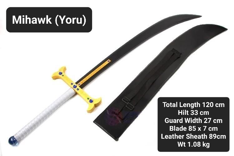 (IN) One Piece Mihawk Cosplay Sword + Sheath, Hobbies & Toys ...
