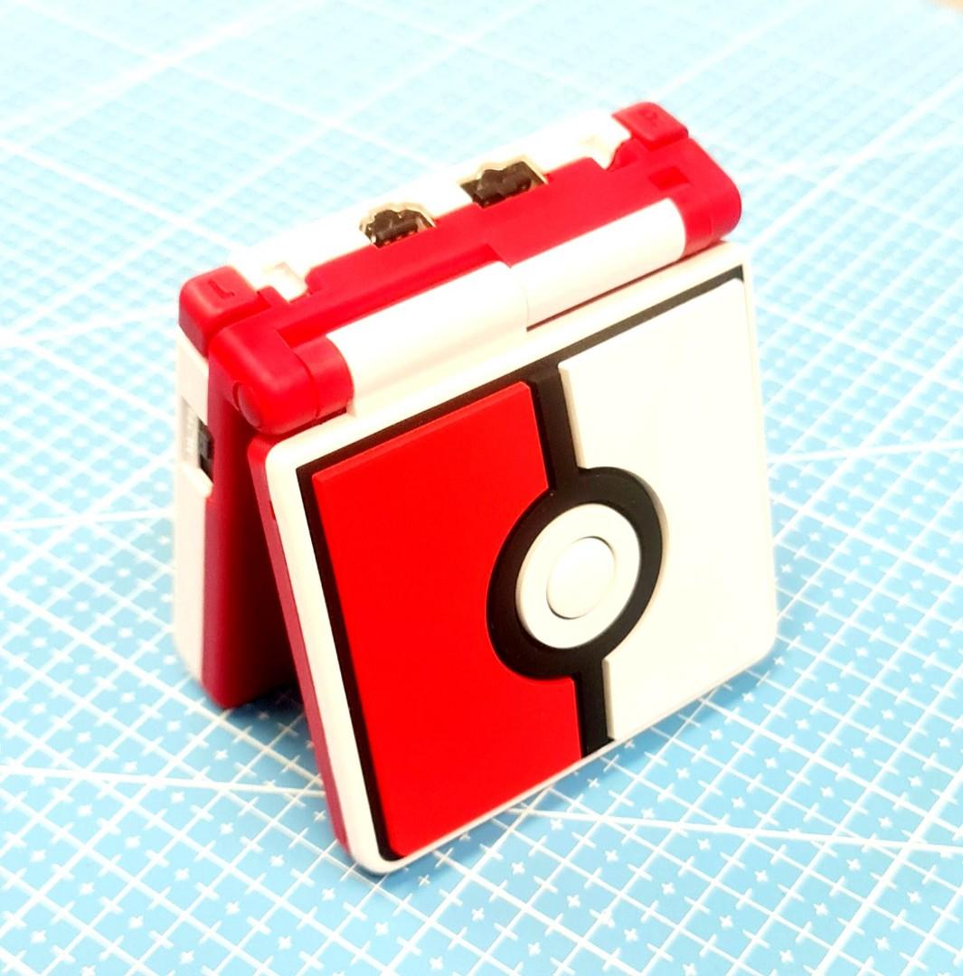 POKEBALL THEME GBA SP CONSOLE with IPS LCD, Video Gaming, Video Game ...