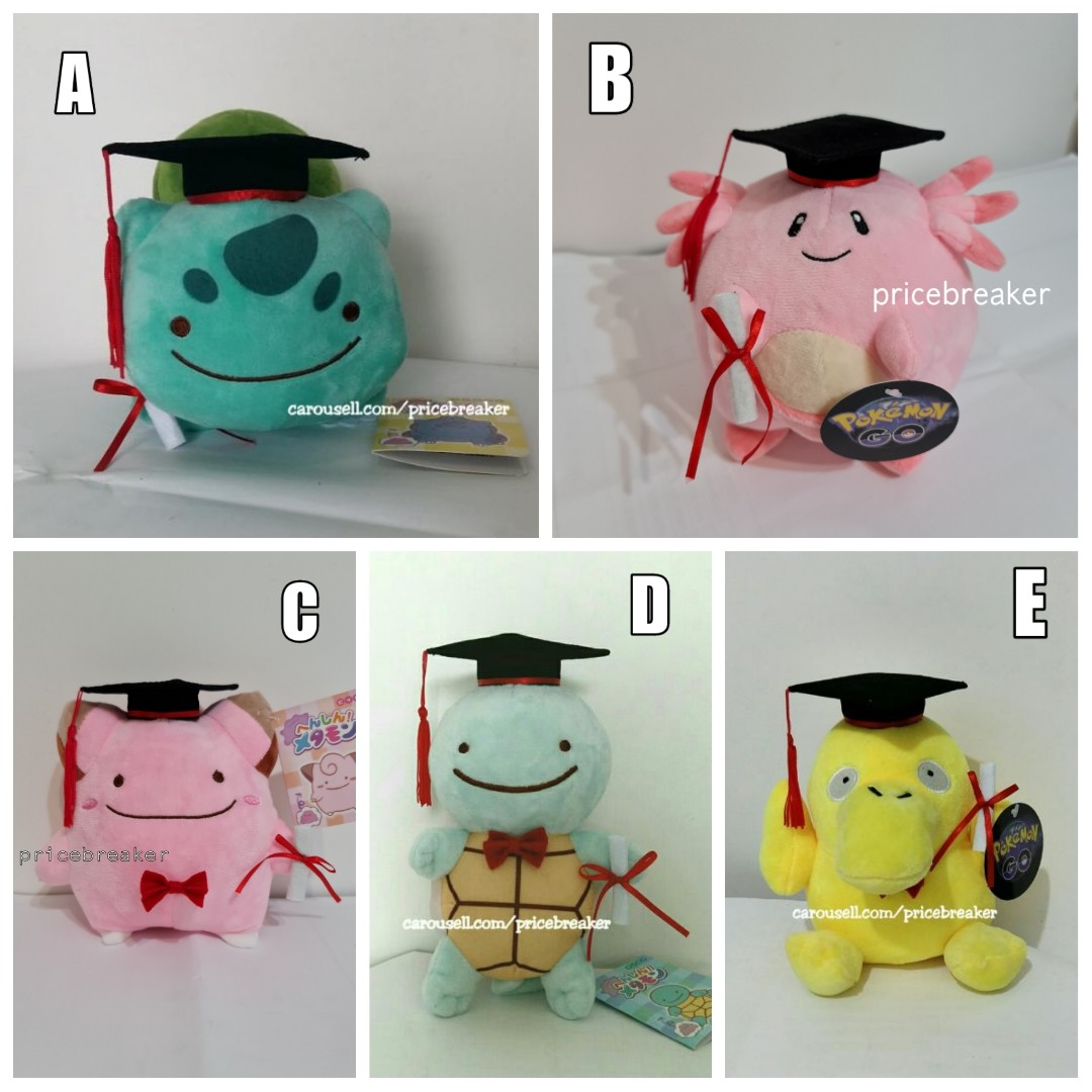 Pokemon Graduation Plush, Babies & Kids, Infant Playtime on Carousell