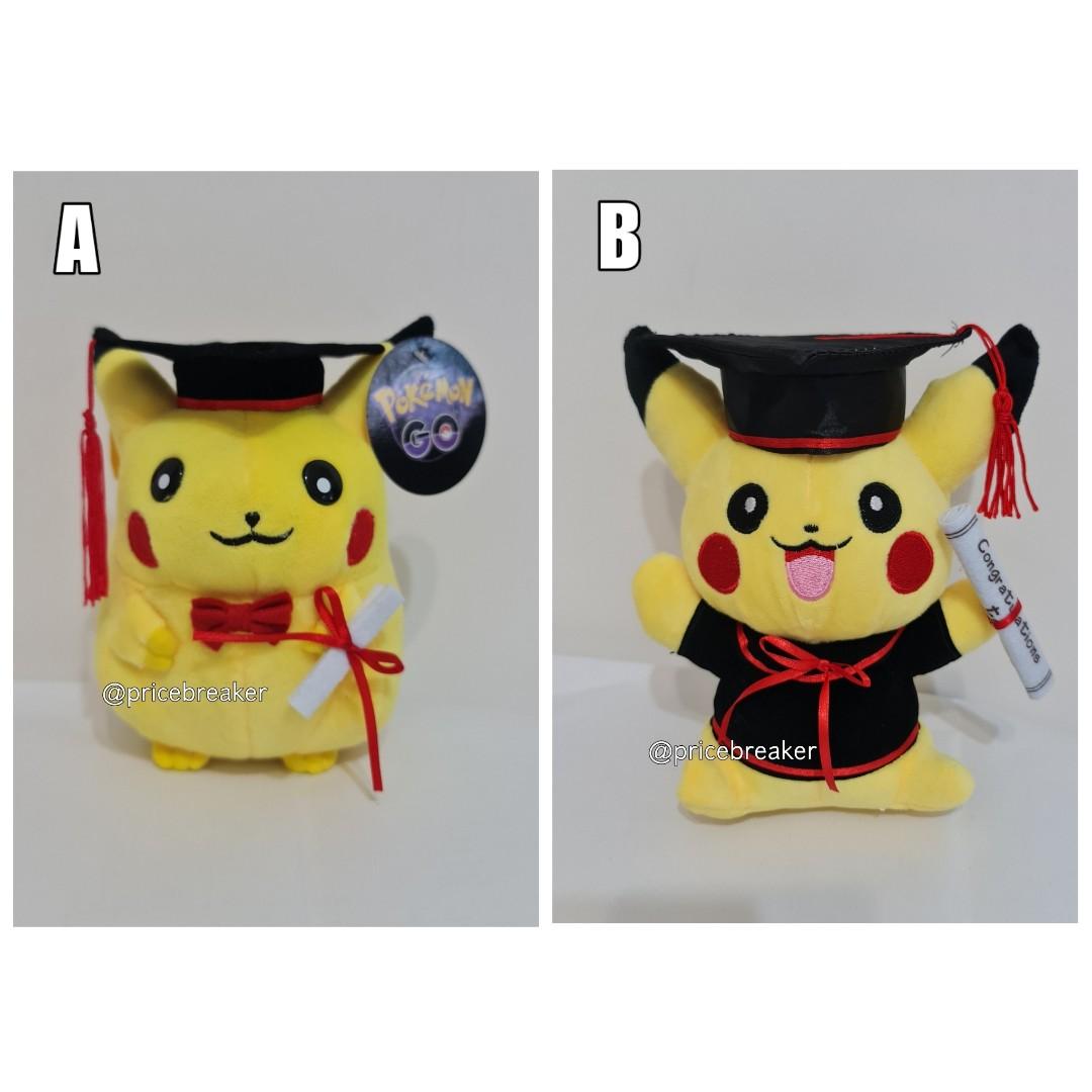 Pokemon Pikachu Graduation Plush, Everything Else on Carousell