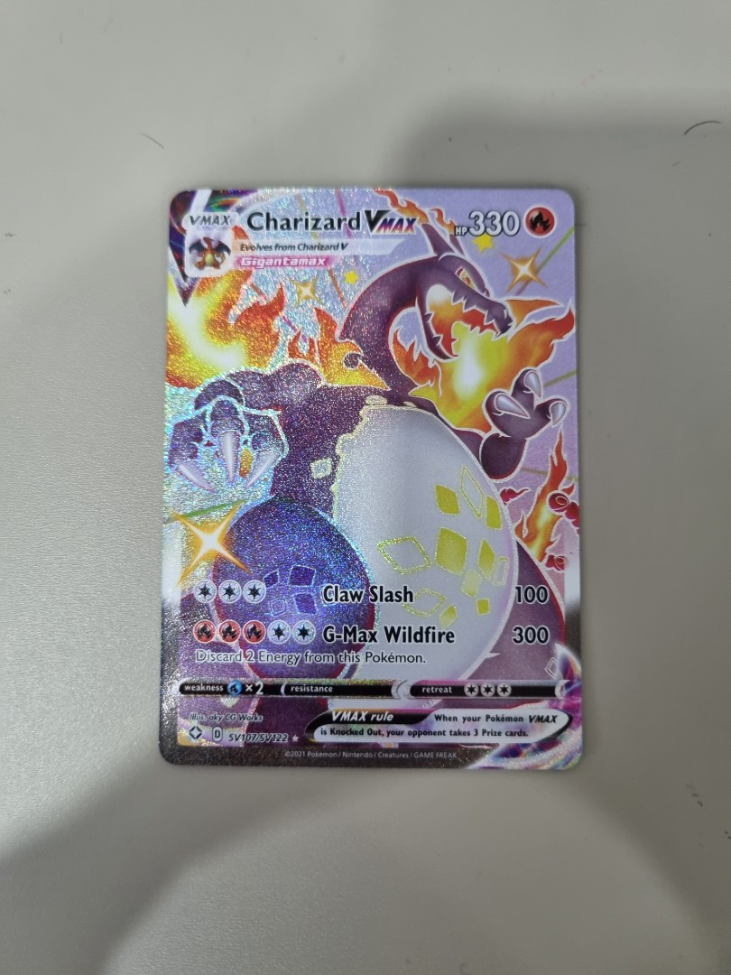 Pokemon Shiny Charizard Vmax Shining Fates, Hobbies & Toys, Toys ...