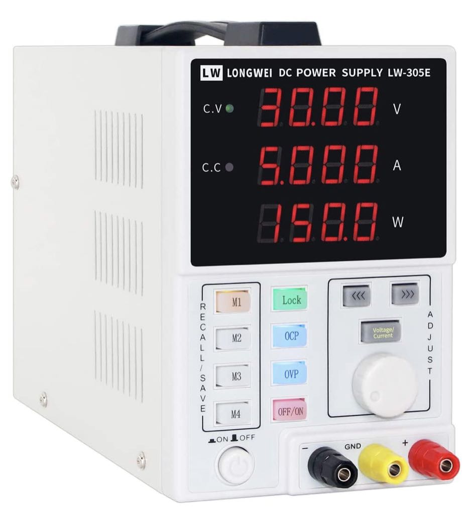 Programmable DC Power Supply 30V,5A Variable Regulated Power Supply ...