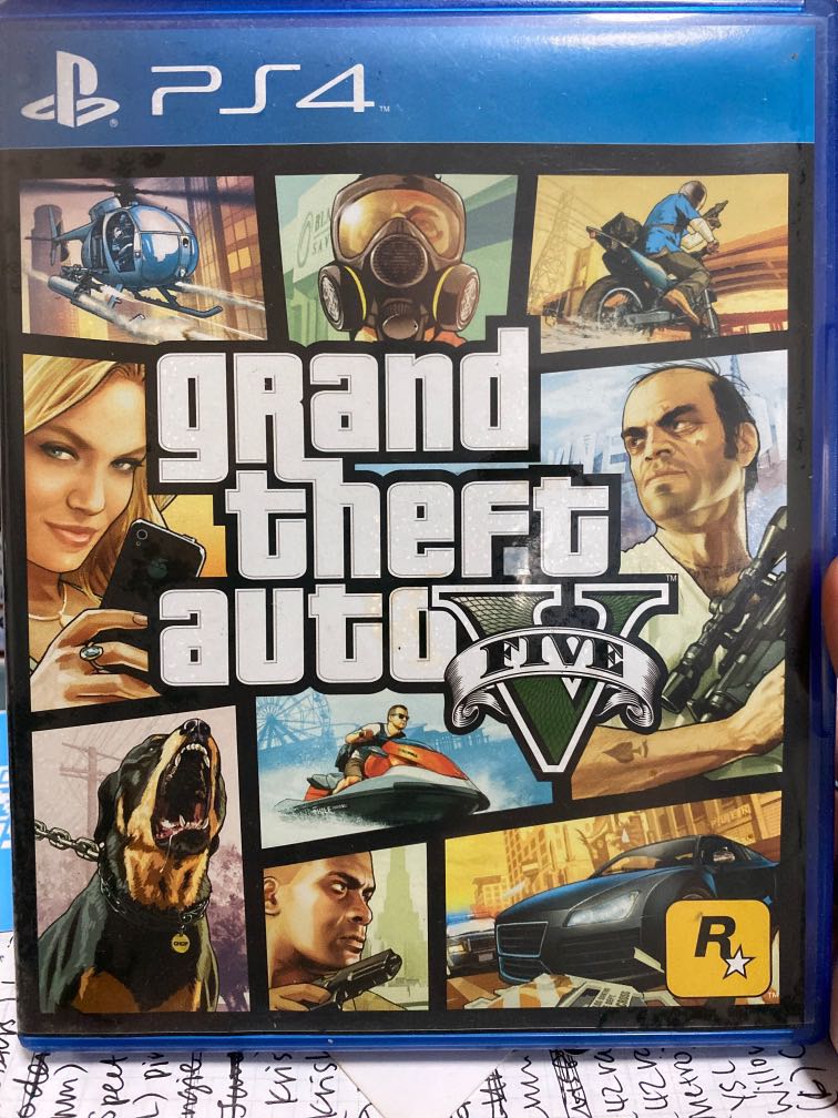 PS4 PlayStation 4 GTA 5 Grand Theft Auto V (Physical/ Standard edition ...