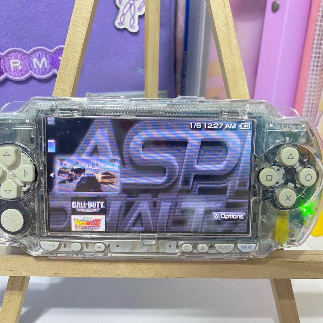 PSP 1000 with Games and Clear Case, Video Gaming, Video Game Consoles ...