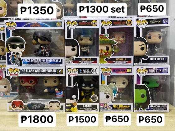 Random Funko Pop Marvel and DC Heroes, Hobbies & Toys, Toys & Games on ...