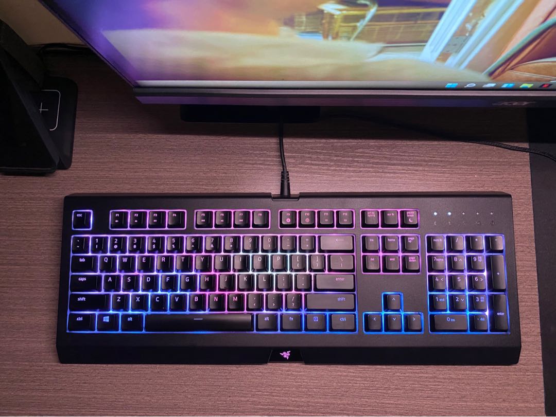 Razer Cynosa Chroma wired keyboard 極新, 電腦＆科技, 電腦周邊及配件, 電腦鍵盤及相關產品 ...