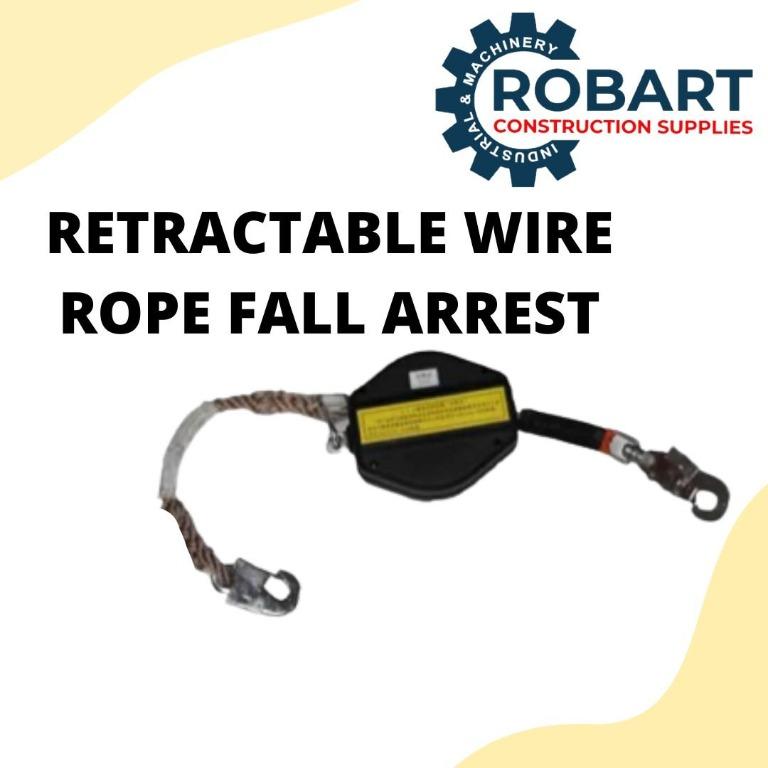 RETRACTABLE WIRE ROPE FALL ARREST, Commercial & Industrial ...