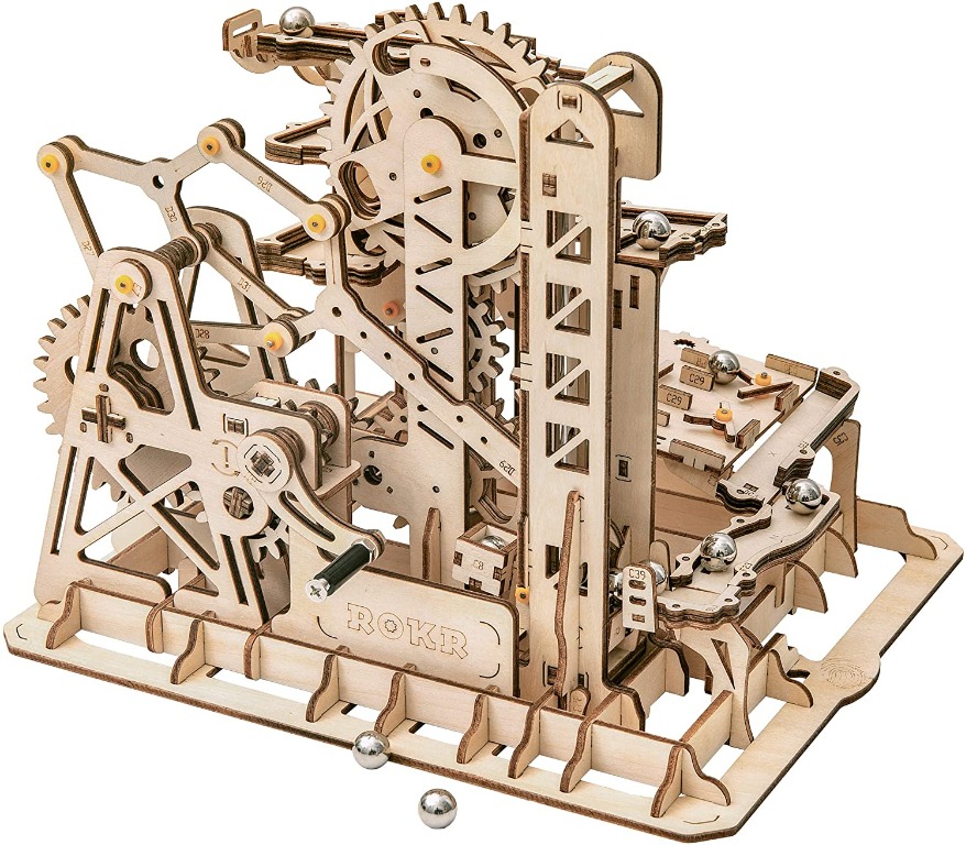ROKR 3D Wooden Puzzle-Mechanical Model-Wooden Craft Kit-DIY Assembly ...