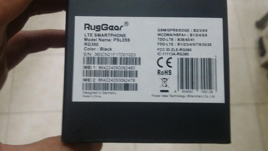 RugGear RG360 For sale, Mobile Phones & Gadgets, Mobile Phones, Android ...