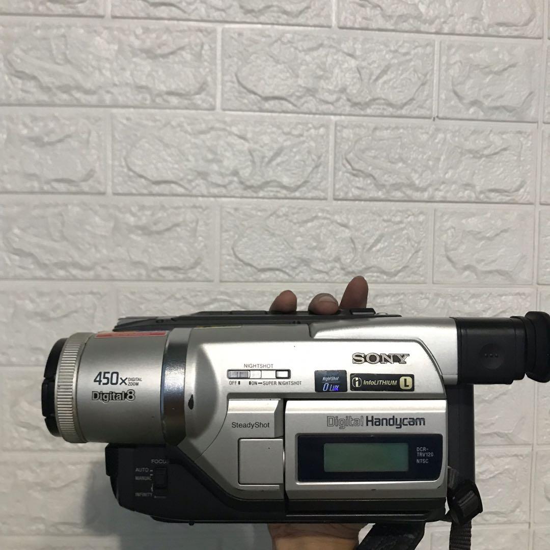 Sony Handycam DCR-TRV120 NTSC Digital 8, Photography, Video Cameras on Carousell
