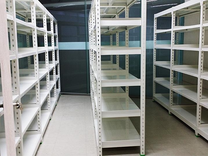 steel rack filling open cabinet, Furniture & Home Living, Furniture ...