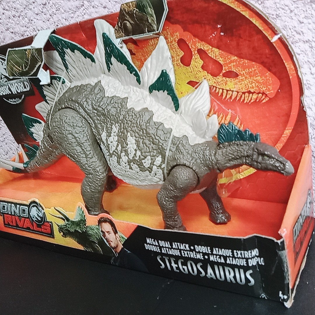Stegosaurus, Jurassic World Fallen Kingdom Dino Rivals Dual Attack ...