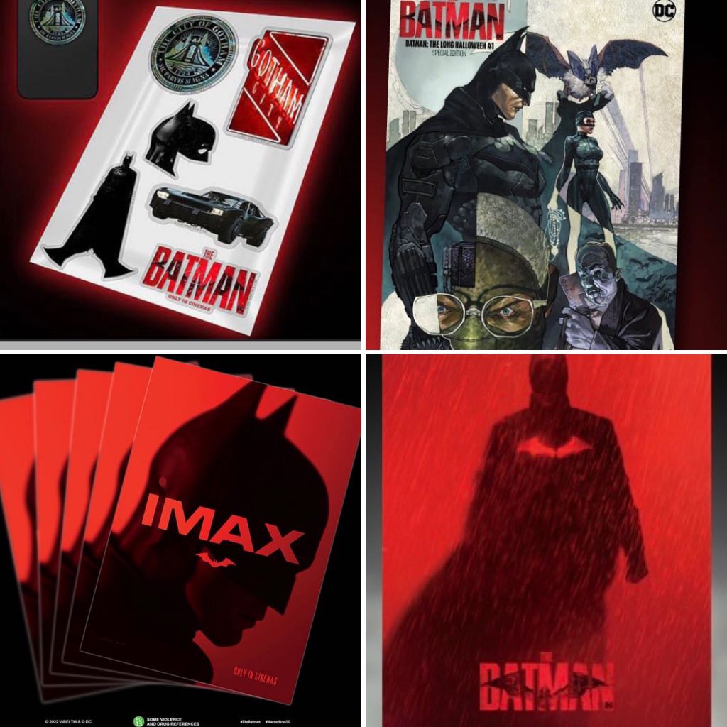 The Batman 2022 Comic Book, Poster & Sticker Decal Bundle, Hobbies ...