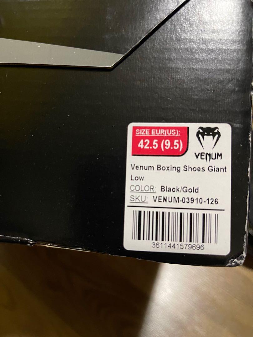 Venom boxing shoes giant logo low, Sports Equipment, Other Sports ...