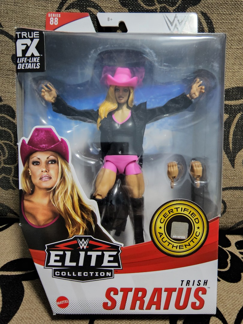 WWE Elite 88: Trish Stratus, Hobbies & Toys, Toys & Games on Carousell