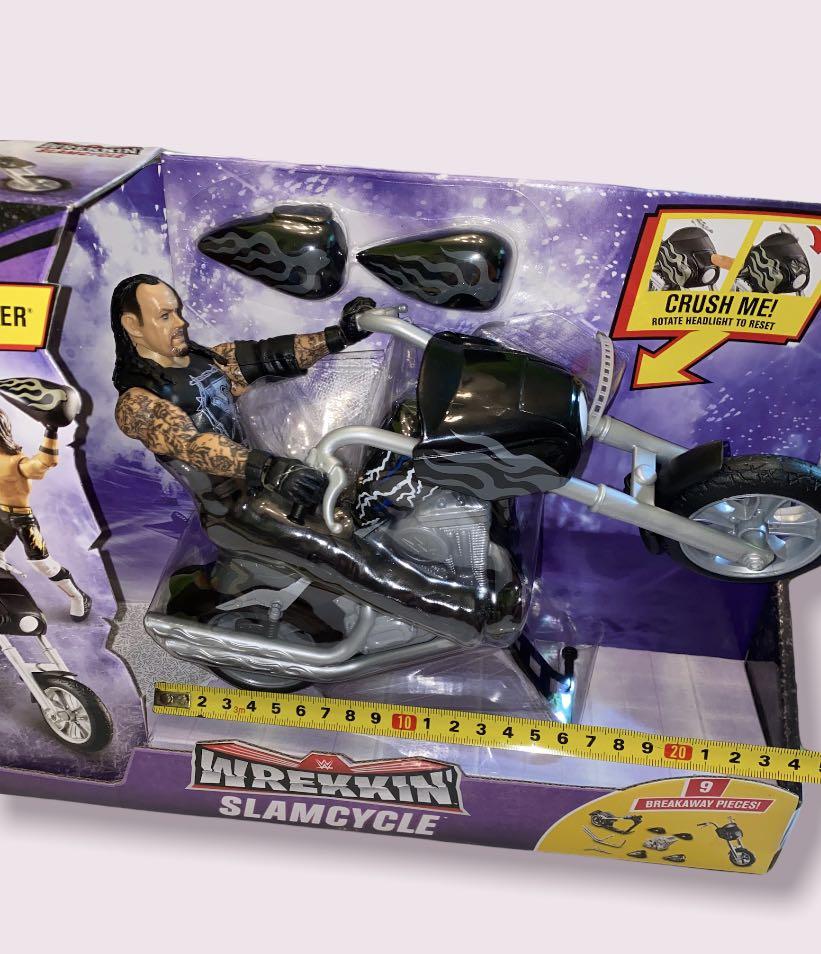 WWE wrekkin’ slamcycle with undertaker figure, Hobbies & Toys, Toys ...