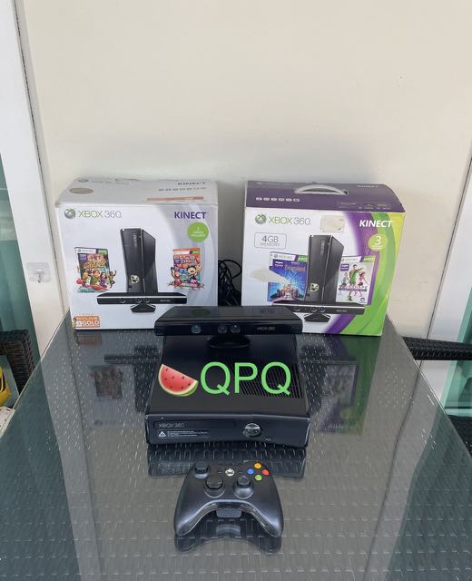 Xbox 360 + Kinect set console, Video Gaming, Video Game Consoles, Xbox ...