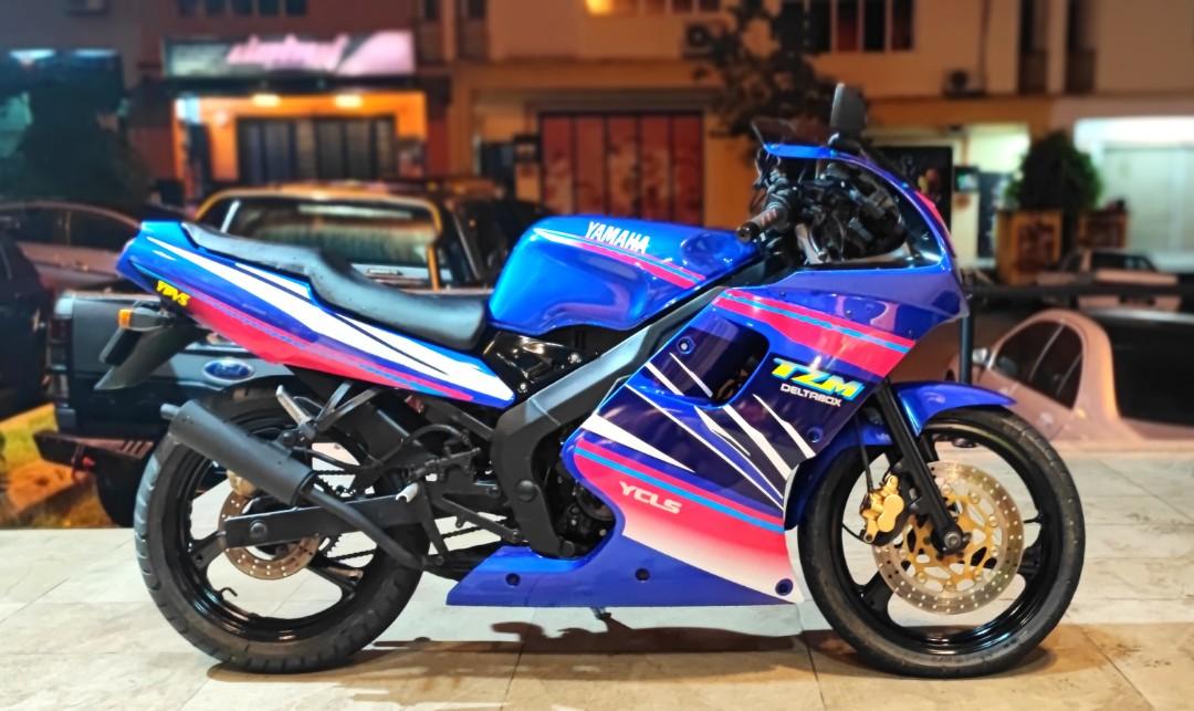 Yamaha TZM 150 Pink 1997 tzm150 Vintage rare, Motorbikes on Carousell