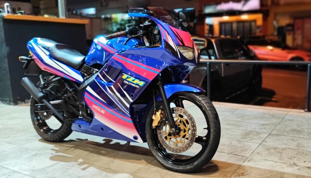 Yamaha TZM 150 Pink 1997 tzm150 Vintage rare, Motorbikes on Carousell