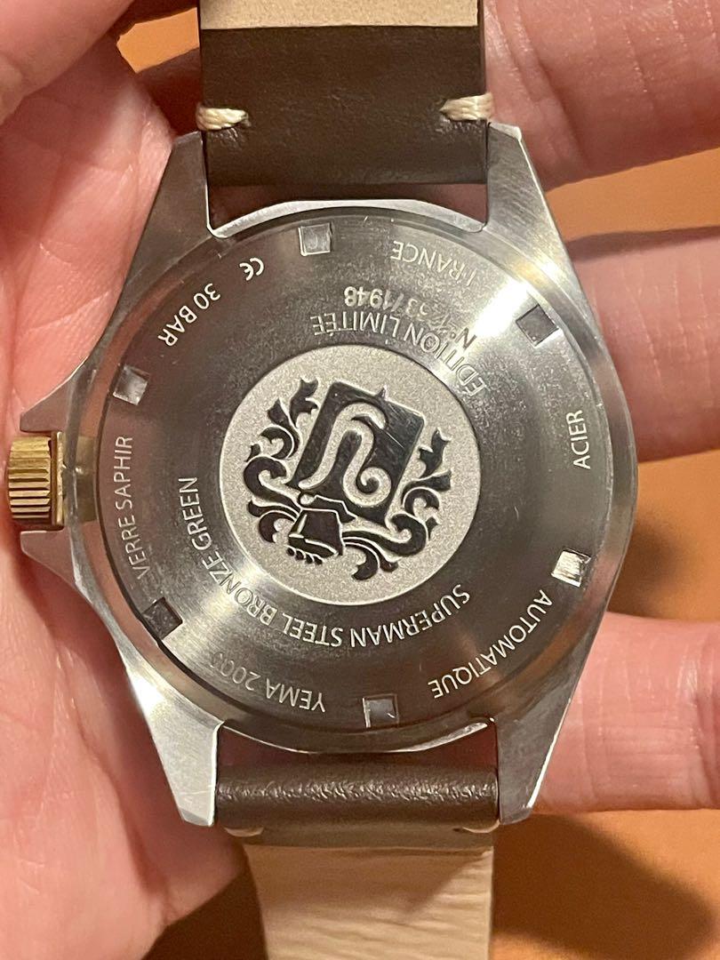 Yema Superman Bronze bezel, Luxury, Watches on Carousell