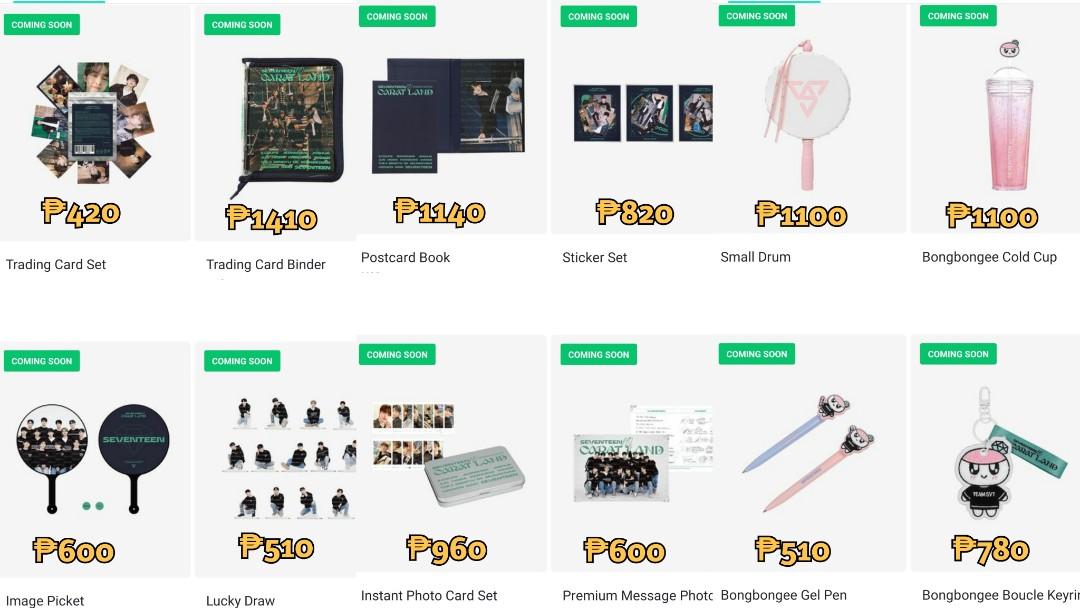 2022 SVT 6TH FAN MEETING SEVENTEEN in CARAT LAND OFFICIAL MERCH ...