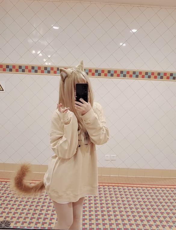 40hara Kinako Cat Cosplay Set, Women's Fashion, Dresses & Sets, Sets or ...