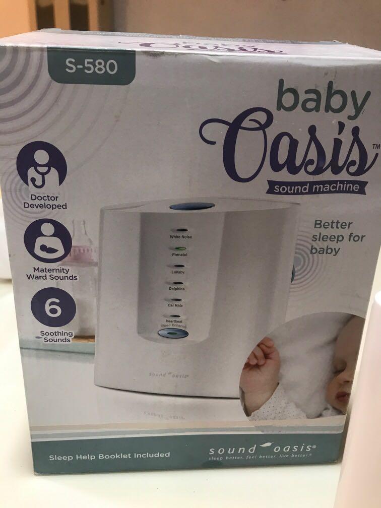 Baby Oasis Sound Machine sleep help, Babies & Kids, Baby Monitors on ...