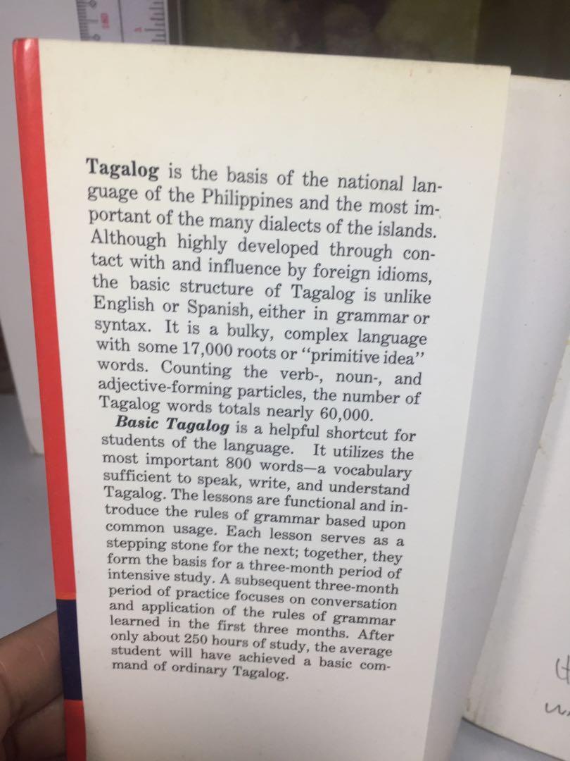 Basic Tagalog for Foreigners and Non- Tagalogs by Paraluman Aspillera ...