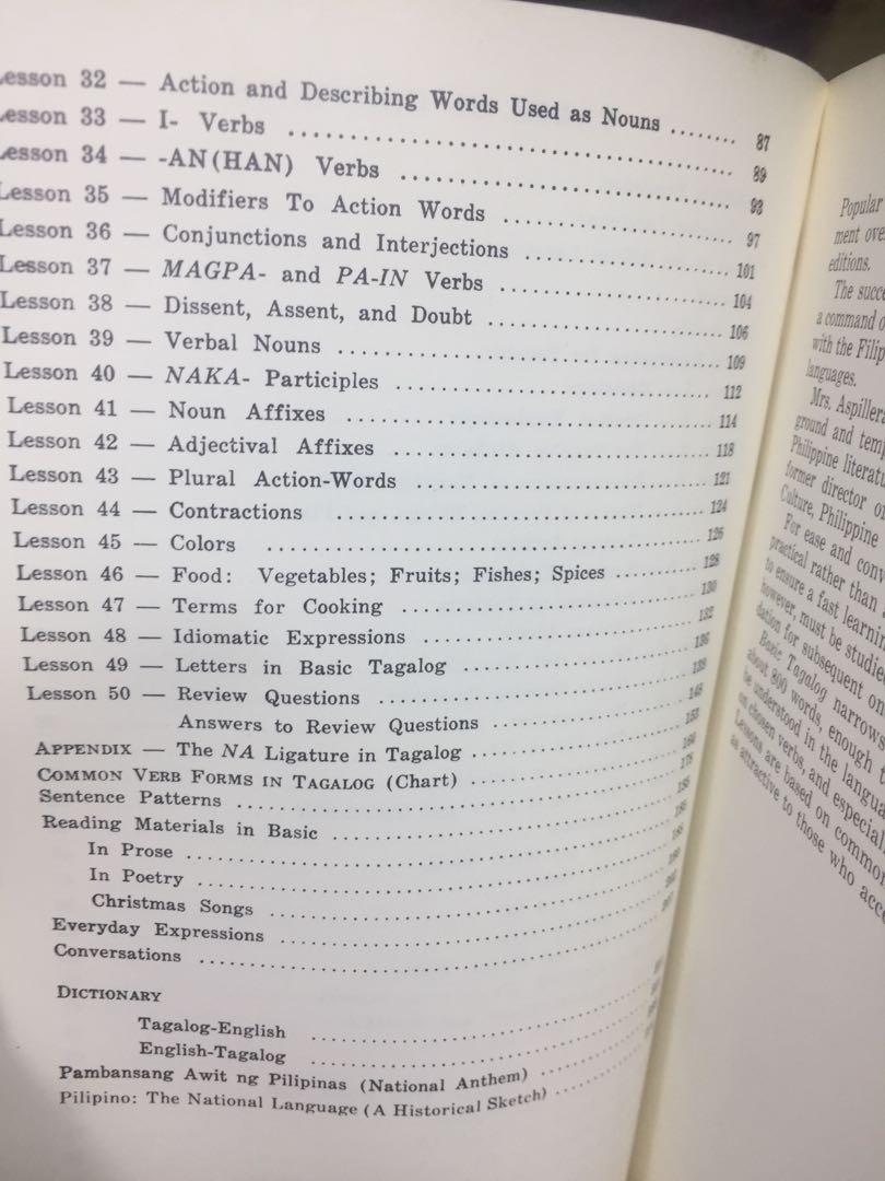 Basic Tagalog for Foreigners and Non- Tagalogs by Paraluman Aspillera ...