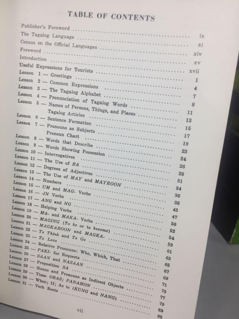 Basic Tagalog for Foreigners and Non- Tagalogs by Paraluman Aspillera ...