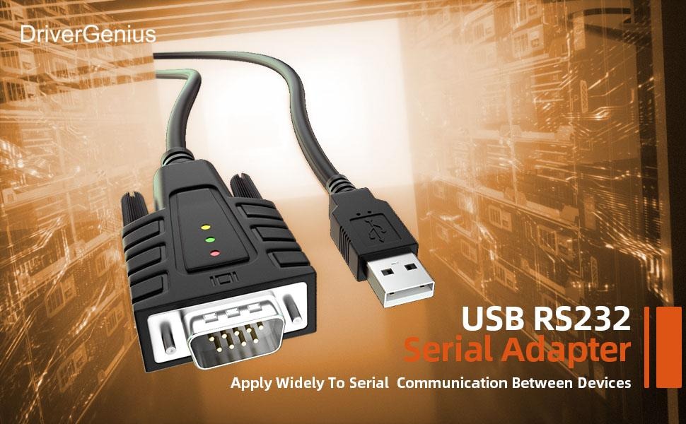 [BNIB] DriverGenius (USB232A-B) USB to Serial RS232 DB9 Adapter With ...