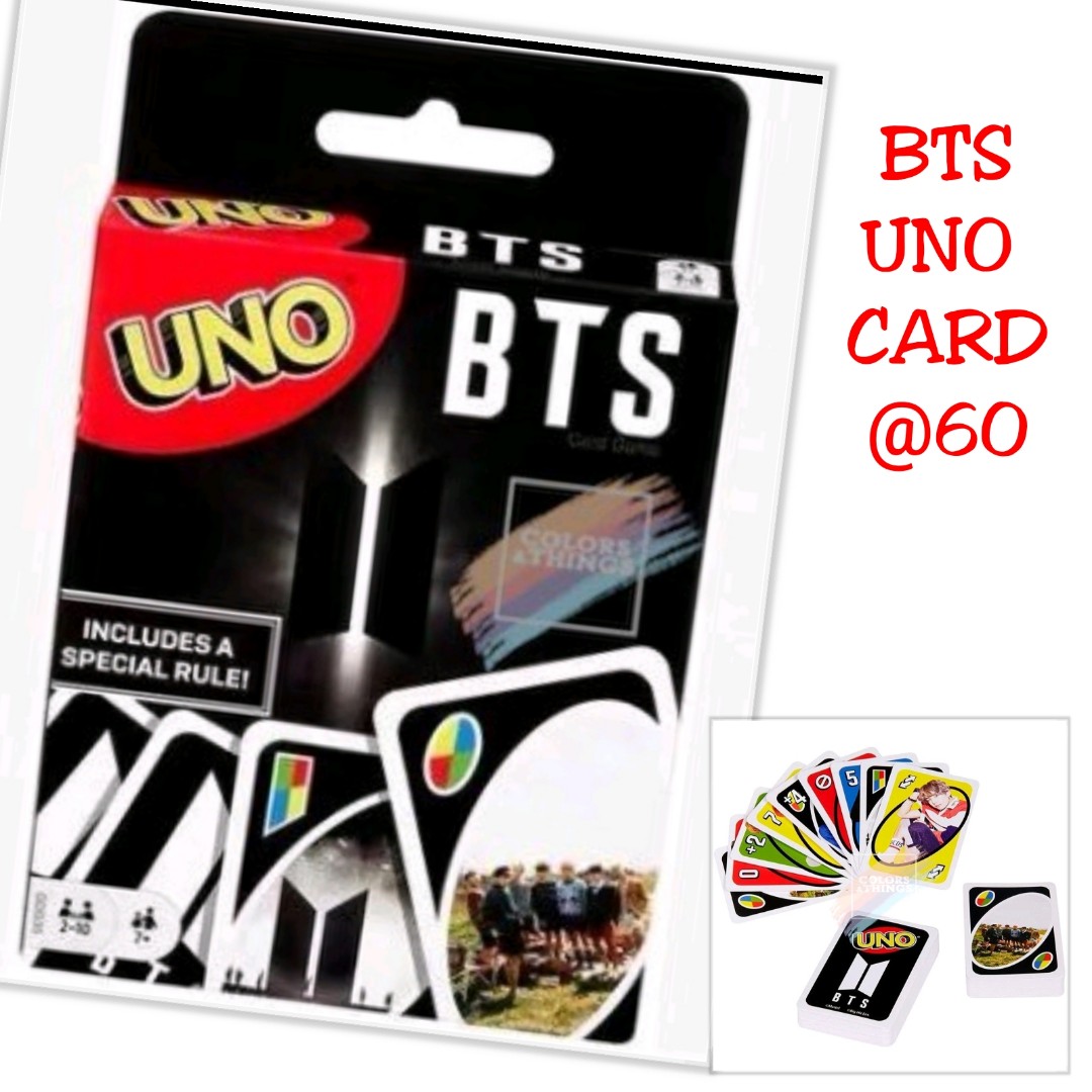 BTS Uno Cards, Hobbies & Toys, Stationary & Craft, Stationery & School ...