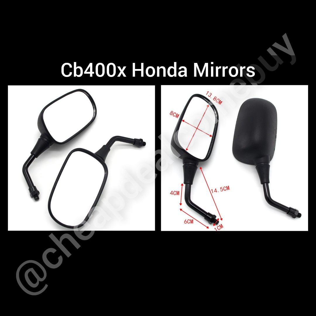 Cb400x Honda side mirrors, Motorcycles, Motorcycle Accessories on Carousell