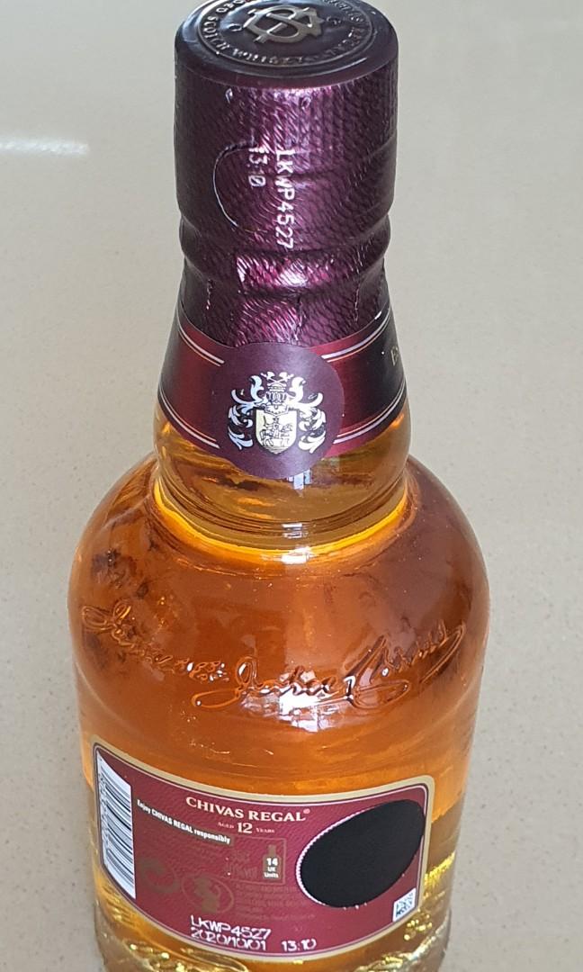 Chivas Regal 350ml/35cl Blended Scotch Whisky 12Yrs, Food & Drinks ...