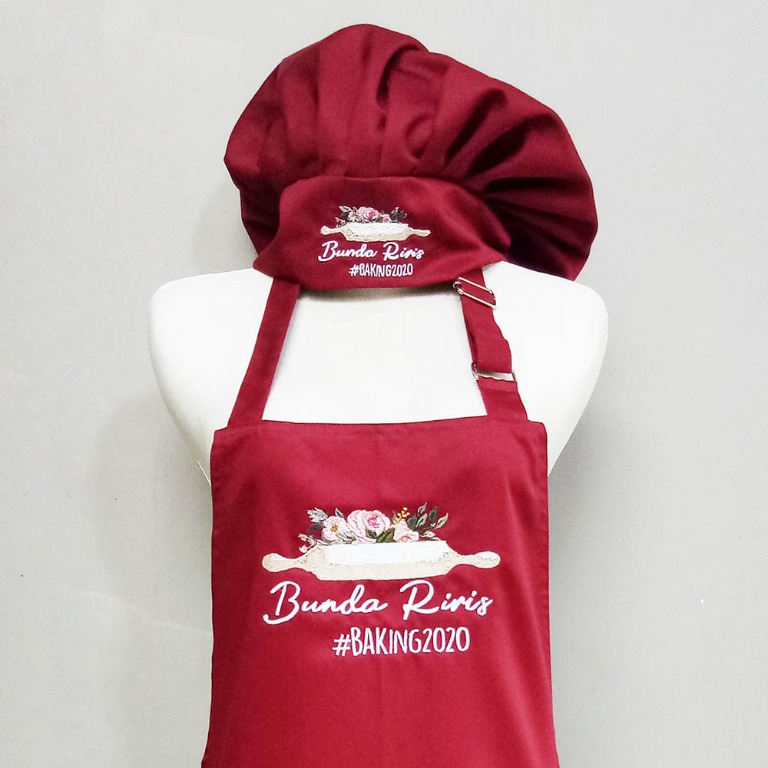 Custom Apron with Name (MANY DESIGNS / YOUR LOGO), Hobbies & Toys ...