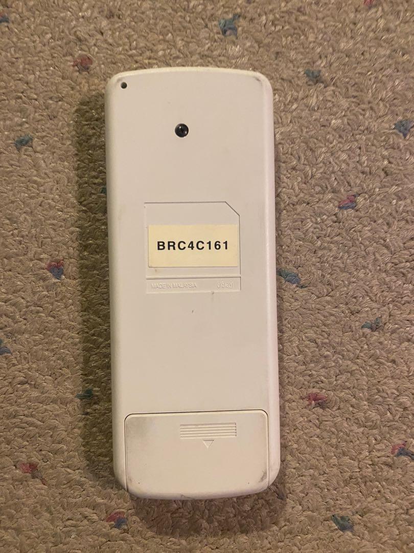 Daikin Genuine Original Remote Control Cassette Aircon BRC4C161, TV ...