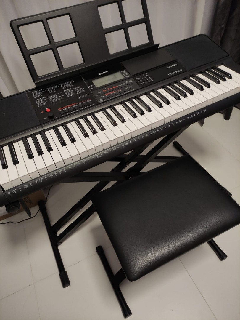 Digital Piano Keyboard Casio Keyboard CT-X700 61-Key, Hobbies & Toys ...