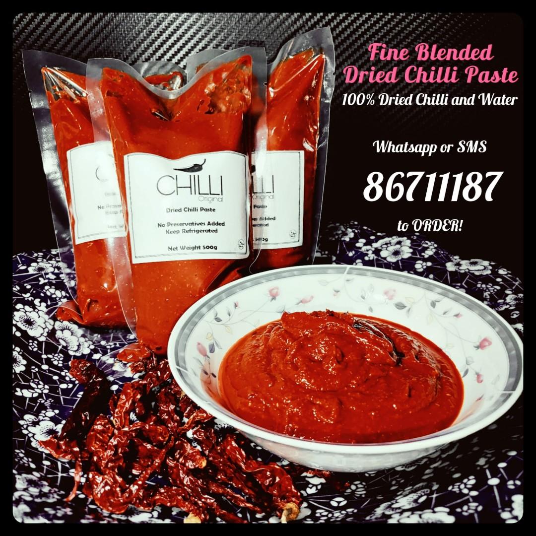 Dried Chilli Paste (Cili/Lada Kering Kisar), Food & Drinks, Spice ...