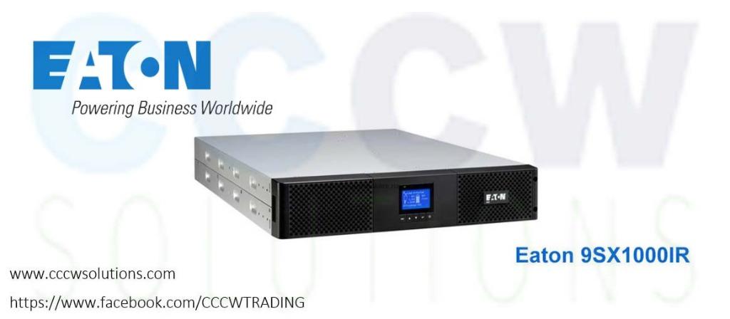 Eaton 9SX 1000IR Rack2U 1000VA/900Watts UPS, Computers & Tech, Office ...