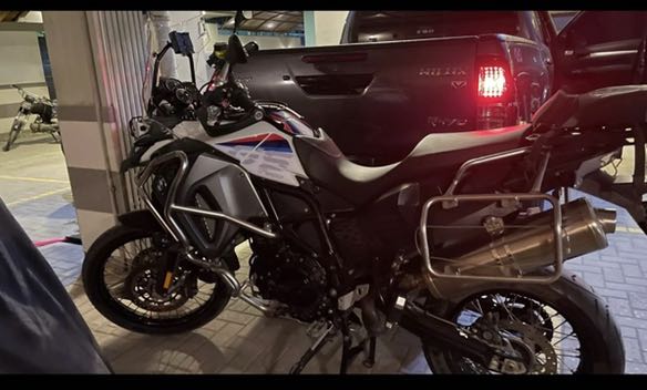 F800gs tank grip, Motorcycles, Motorcycle Accessories on Carousell