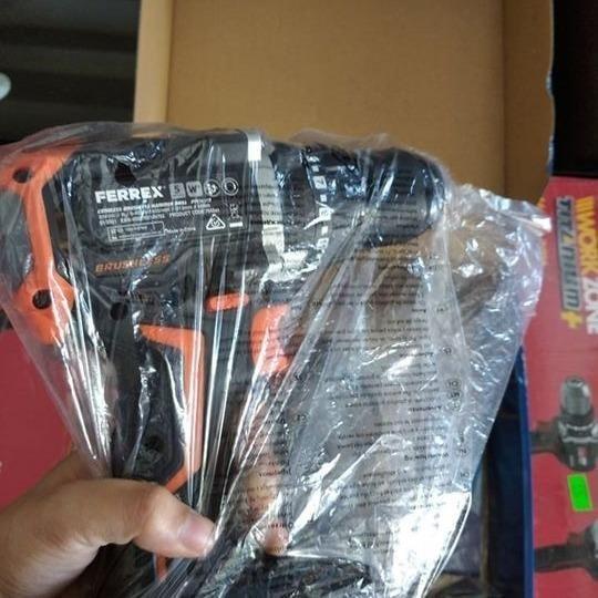 Ferrex Cordless Hammer Drill Kit 20V Brushless, Commercial & Industrial ...