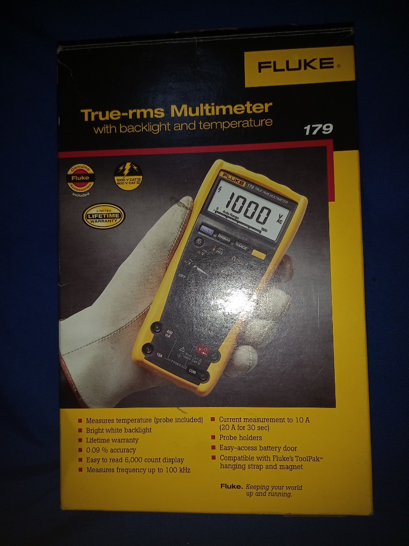 FLUKE 179 true RMS digital multimeter, Commercial & Industrial ...