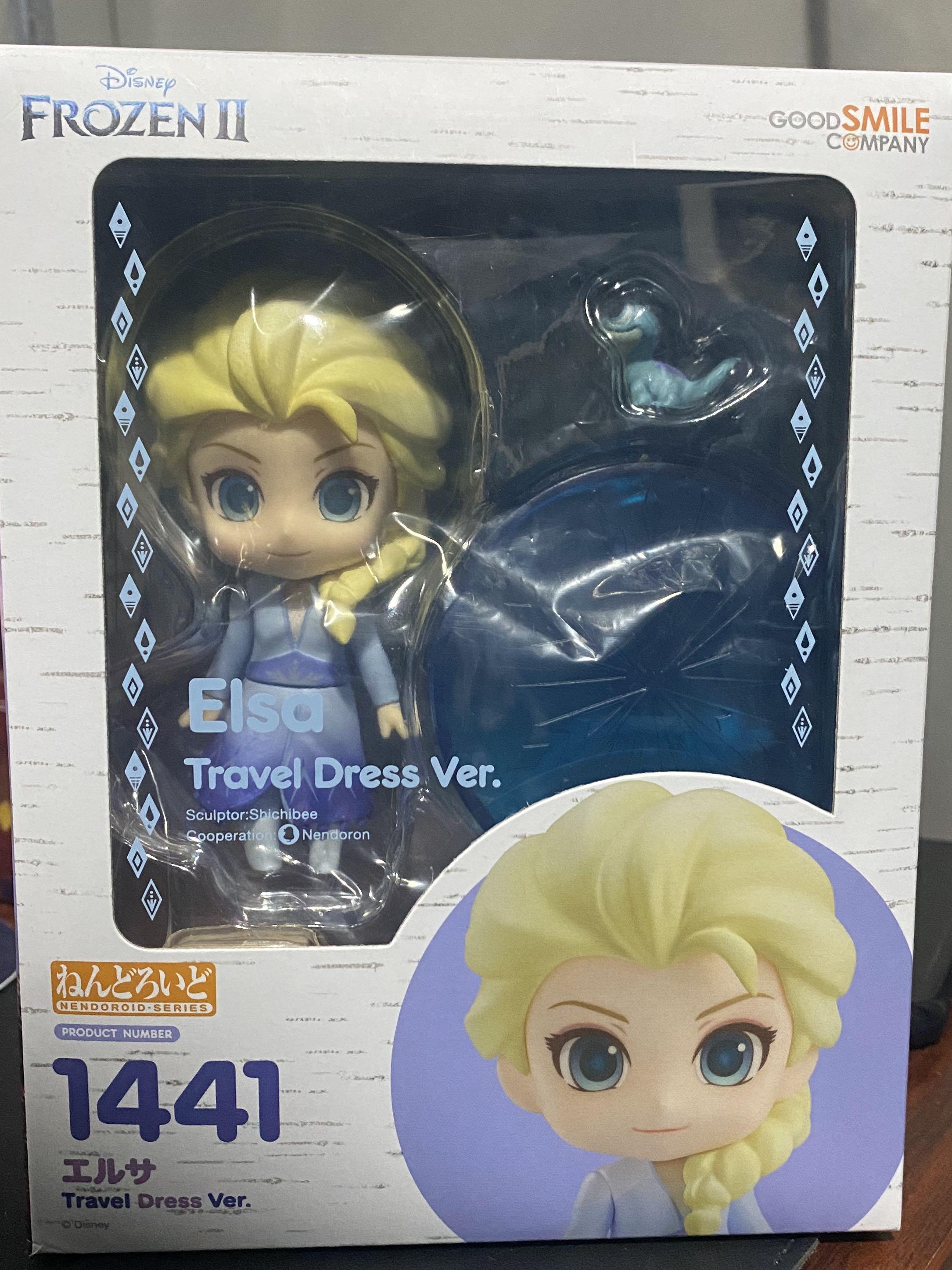 Frozen II Elsa Nendoroid (Travel Dress Version), Hobbies & Toys, Toys ...