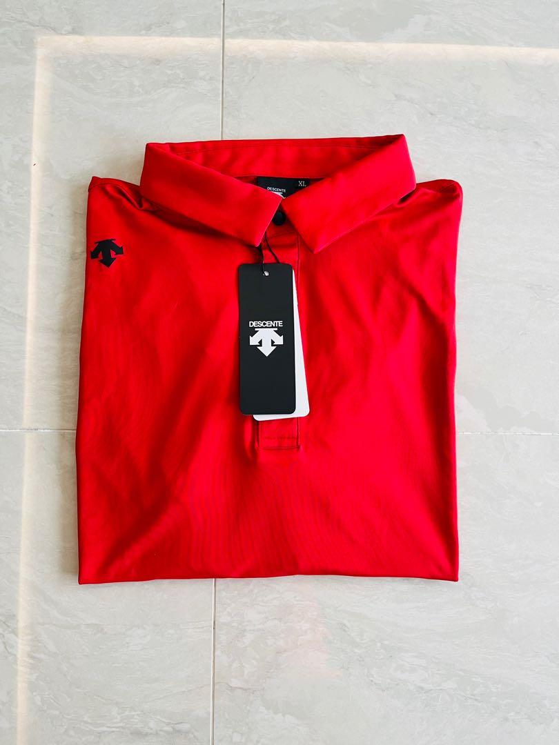 Golf Polo T-Shirt DESCENTE Brand, Men's Fashion, Tops & Sets, Tshirts & Polo Shirts on Carousell