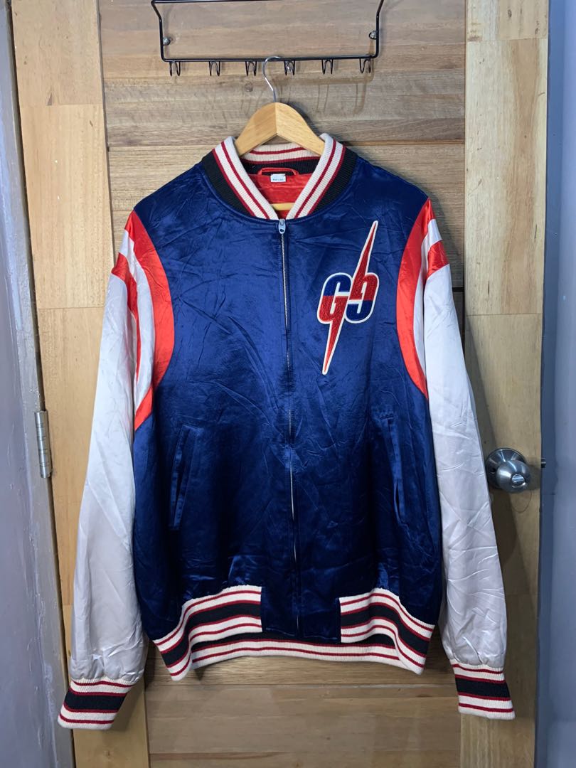 Gucci Acetate Double G Bomber Jacket (AUTHENTIC), Luxury, Apparel on ...