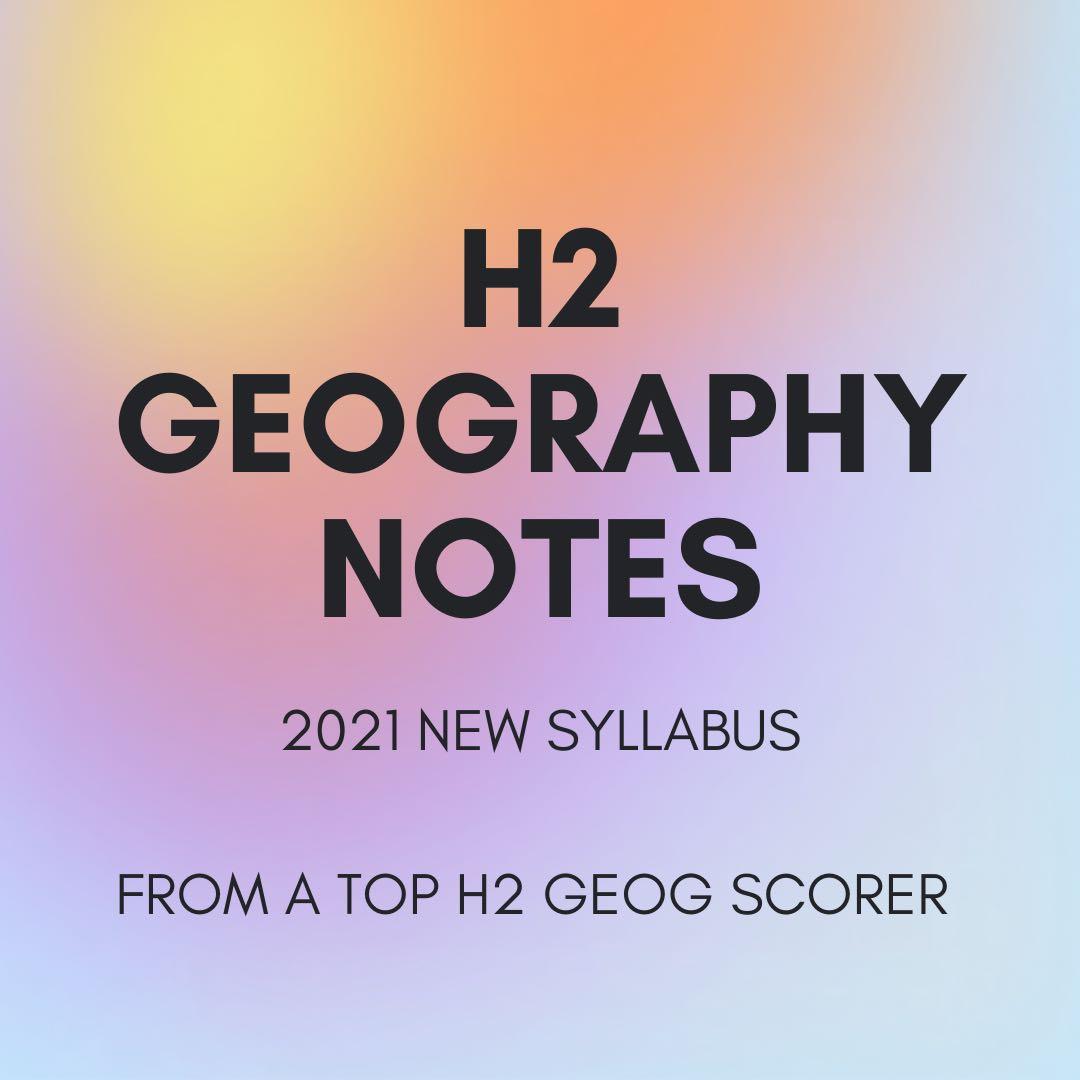 H2 Geography Notes Hobbies Toys Books Magazines Assessment Books h2-geography-notes-hobbies-toys-books-magazines-assessment-books